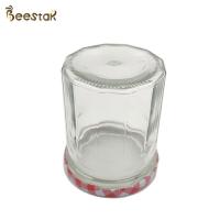 China 150ml 200ml 250ml 380ml Honey Jar And Spoon Wide Mouth With Thin Screw Metal Lid for sale