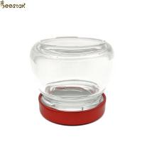 China 50ml 75ml 120ml 150ml Honey Jar And Spoon Glass Honey Pot Jars for sale