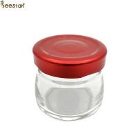 China 50ml 75ml 120ml 150ml Honey Jar And Spoon Glass Honey Pot Jars for sale
