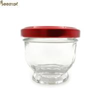 China 50ml 75ml 100ml Mini Glass Honey Jars Glass Honey Bottle for sale