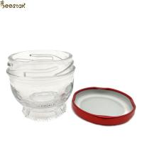 China 50ml 75ml 100ml Mini Glass Honey Jars Glass Honey Bottle for sale