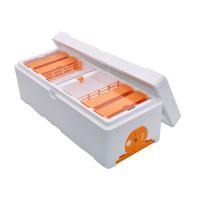 China High Strength EPS Double Nuc Boxes Polystyrene Two Bee Queen Rearing Mating Nucs for sale