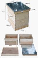 China Langstroth Unassembled Honey Bee Hive Box Kit Wooden Beekeeping Equipment for sale