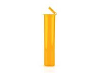 China Cannabis Plastic Tube Storage Containers Environmental Protection Silk Screen Printing for sale