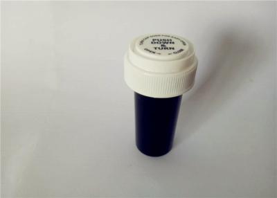 China Opaque Black Cannabis Prescription Pill Contain Silk Screen Printing UV Light Blocked for sale