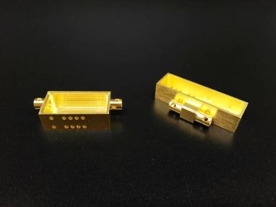 China Optical Communication Precision Machined Parts Gold Plating Surface Treatment for sale