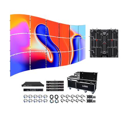 China 500x500 P3.91 3mx6m Backstage Stage Led Advertising Screen for Outdoor Events Shows for sale