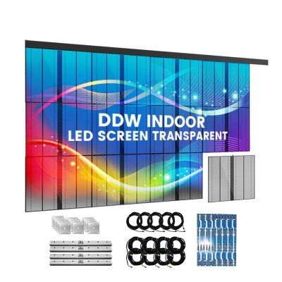 China Factory Price P2.8 P3.9 P7.8 P10 P15 P20 Indoor LED Screen Transparent 3840Hz Refresh Membership Store Transparent LED Screen for sale