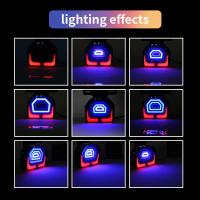 China Waterproof Motorcycle Taillight Steering Brake Flash ABS License Plate Light For ZJ125 WY125 for sale