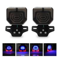 China Waterproof Motorcycle Taillight Steering Brake Flash ABS License Plate Light For ZJ125 WY125 for sale
