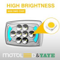 China YAYE CD70 CJ125 Motorcycle LED Headlight Bulb DC12V Voltage DRL / Turn Signal Included for sale
