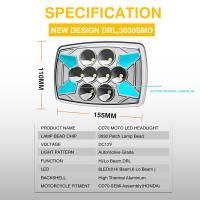 China 6LED Lo beam and 8 LED Hi beam LED Headlight for CD70 CG125 70cc from YAYE Motorcycle for sale