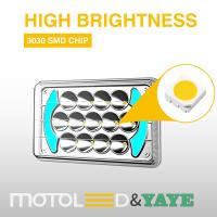 China 575*350*295 mm YAYE CG125 Built-in Motorcycle LED Headlight Bulb with DRL / Turn Signal for sale