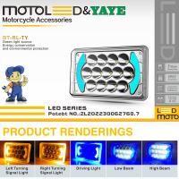 China 575*350*295 mm YAYE CG125 Built-in Motorcycle LED Headlight Bulb with DRL / Turn Signal for sale