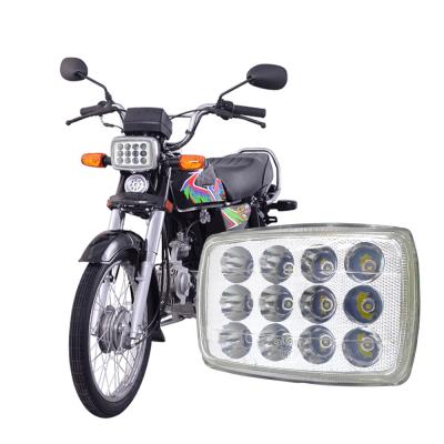 China CD70 CG125 Motorcycle LED Headlight High Thermal Conductivity Aluminum Housing 12 Lamp for sale