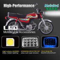 China CD70 CG125 Motorcycle LED Headlight High Thermal Conductivity Aluminum Housing 12 Lamp for sale
