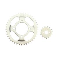 China Motorcycle Chain Sprocket Kit For Honda CG125 Suzuki GN125 WY125 ZJ125 CD70 for sale