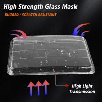 China DC12V Semi-assembly Red Blue Flash DRL White Hi/Lo Beam LED Headlight for Honda-CG125 for sale