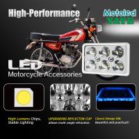 China YAYE CG125 XBT-06 Motorcycle LED Headlight with 6 Classsic Lamp chip and DC12V Voltage for sale