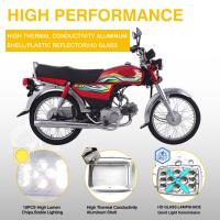 China Plastic Reflector YAYE CG125 XBT-06 LED Headlight with 12 Lamp Chips and IP67 Rating for sale