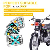China Plastic Reflector YAYE CG125 XBT-06 LED Headlight with 12 Lamp Chips and IP67 Rating for sale