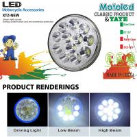 China 5-3/4 5.75 Inch GN125 12 LED YAYE Motorcycle Headlight with High Low Beam and DRL Function for sale