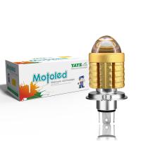 China 15W Brightest H4 Led Bulb Motorcycle 1500LM Bicolor Moto Led Headlight for sale