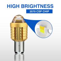 China 15W Brightest H4 Led Bulb Motorcycle 1500LM Bicolor Moto Led Headlight for sale