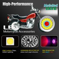 China 6 Inch CM125 High Limited Lumen LED Red DRL Semi-assembly Headlight with High Low Beam for sale