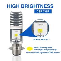 China P15D H6M H4 Motorcycle Headlight 1200LM Brightest Motorcycle Headlight for sale