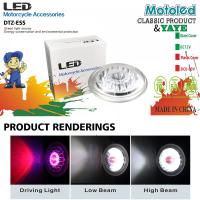 China 6 Inch CM125 High Limited Lumen LED Red DRL Semi-assembly Headlight with High Low Beam for sale