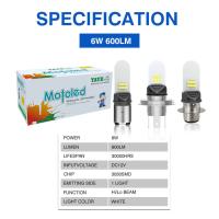 China 3030SMD Aluminum Board Motorcycle LED Headlight DC12V H4 HS1 BA20D H6 for sale