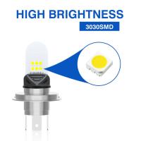 China 3030SMD Aluminum Board Motorcycle LED Headlight DC12V H4 HS1 BA20D H6 for sale