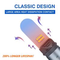China 3030SMD Aluminum Board Motorcycle LED Headlight DC12V H4 HS1 BA20D H6 for sale