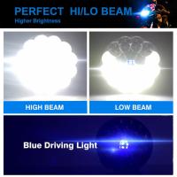 China XYL-NZ 4500LM 15 Lamp Blue Drl Hi Lo Beam Motorcycle Led Bulbs for sale