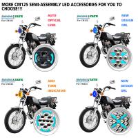 China IP67 YAYE 6 Inch CM125 White DRL LED Accessory Motorcycle Yellow White High Low Beam DRL Headlight for sale
