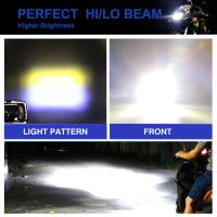 China TDA6 6500K P15D Motorcycle Headlight H4 H6 HS1 Ba20D CSP Projector Lens LED Chip for sale