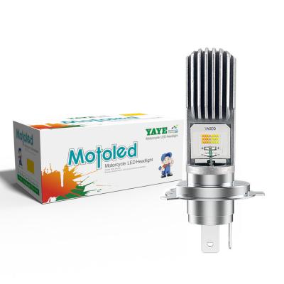 China 1200lm H6 Led Headlight Bulb For Motorcycle BA20D Headlight 50000 Hours Lifespan for sale