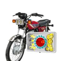 China High Thermal Conductivity Aluminum Semi Assembly Headlight For 6 Inch CG125 LED DRL for sale
