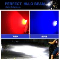 China Red Blue White P15D H6M Led Bulb DC12V 8W 800LM Motorbike Headlight Bulb for sale