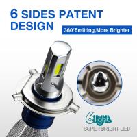 China COB LED Motorcycle Lamp Motoled AC/DC8V-80V H4 H6 HS1 Ba20D P15D CSP for sale