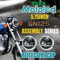 China YYXTZ-TJ03-ZC Motorcycle Headlight Projector Red Blue White DC12V 45W 4800LM for sale