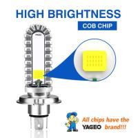 China COB LED Chip P15D H6M Headlight Bulb 8V 10V 12V 24V Brightest H6M Led Bulb for sale