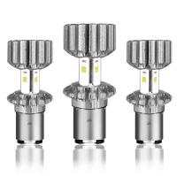 China 18W BA20D CSP Beads LED Motorcycle Headlight Bulb Motorbike Led Bulbs for sale