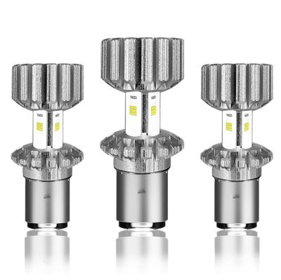 China 18W BA20D CSP Beads LED Motorcycle Headlight Bulb Motorbike Led Bulbs for sale