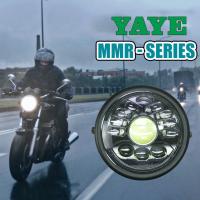 China 100W 12000LM Motorcycle Headlight Assembly With Projector Lens And High Low Beam for sale