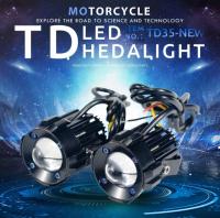 China Motorcycle Optical LED Lens Headlight IP67 LED External Spotlight 3000k/6500k/8000k for sale