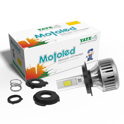 China 60W 6000 Lumen CSP White Color M3plus Motorcycle LED Headlights With Hi/Lo Beam for sale