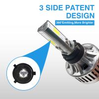 China 60W 6000 Lumen CSP White Color M3plus Motorcycle LED Headlights With Hi/Lo Beam for sale