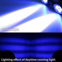 China 120W IP68 Motorcycle External LED Spotlight 6500K Aviation Aluminum Parts Waterproof for sale